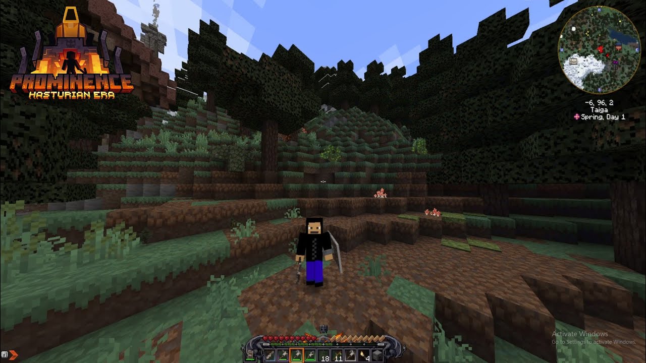 Minecraft Modpack (Prominence II RPG: Hasturian Era) Let's Play Part 2 A New Start! - YouTube