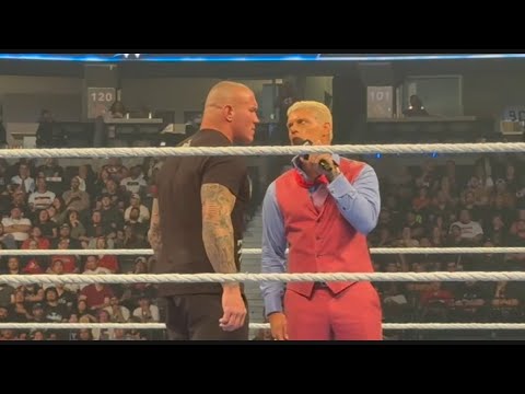 Randy Orton confronts Cody Rhodes off air during WWE Smackdown 8/28/2026 Taping (Spoilers)