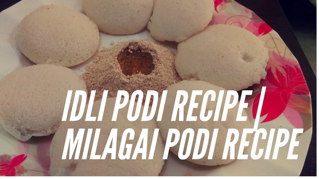 Idli podi recipe - Idli / dosa podi | Idli milagai podi - YouTube