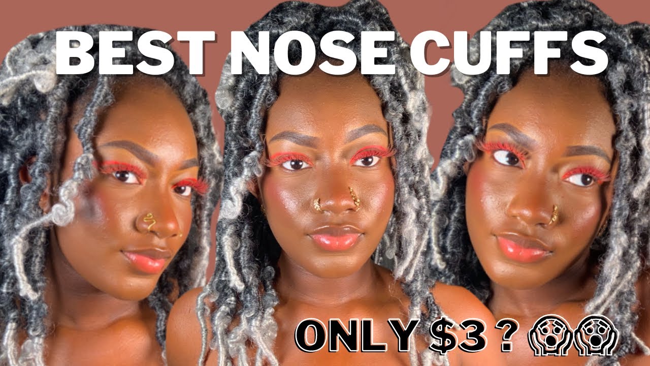 NOSE RINGS/CUFFS TRY-ON HAUL | WHERE TO GET THE BEST NOSE CUFFS - YouTube