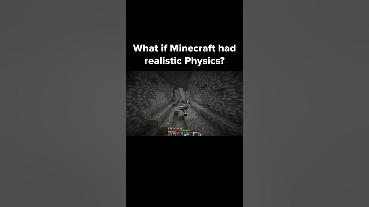 Minecraft Physics Moment - YouTube