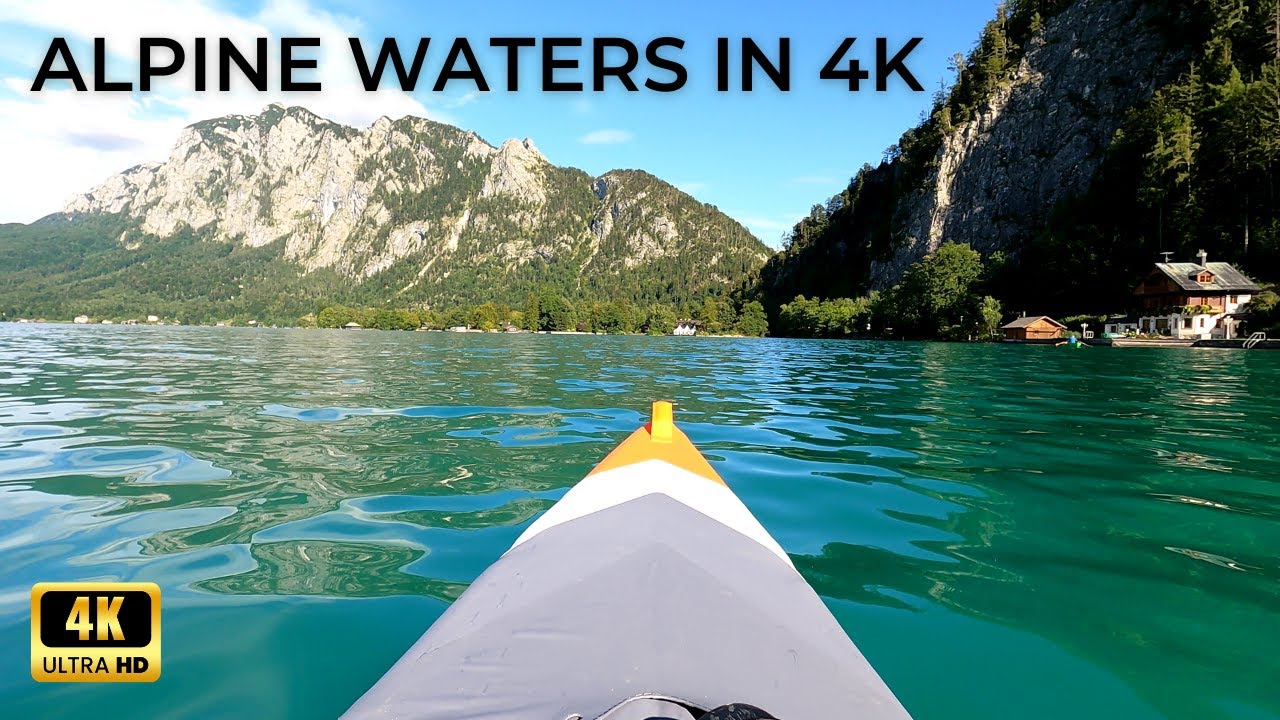 Alpine Calm: 4K Kayaking on Attersee - YouTube
