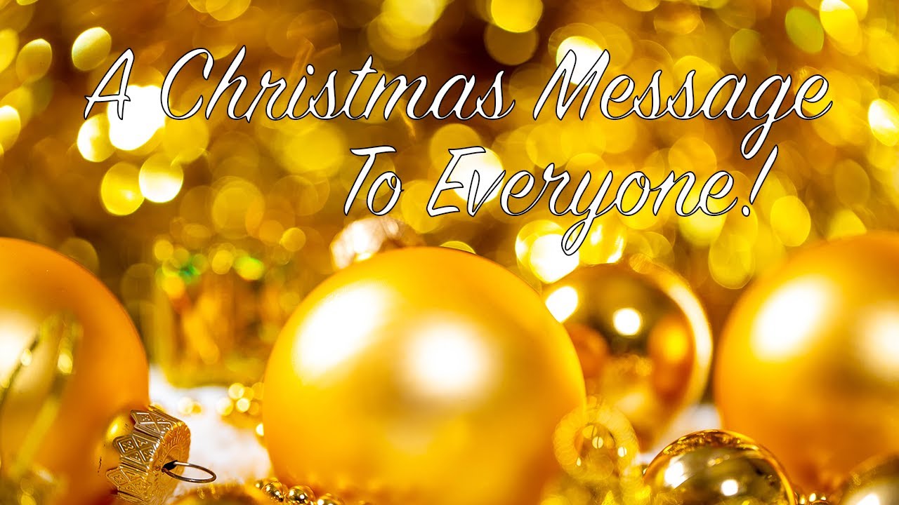 Episode 18 - My 2019 Christmas Message To Everyone - YouTube