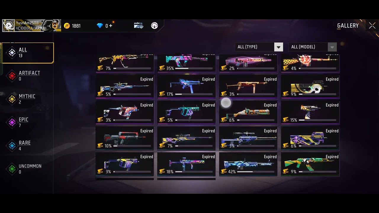 Best Hacker gun skin 💪💪💪💪😎😎😎😎 - YouTube