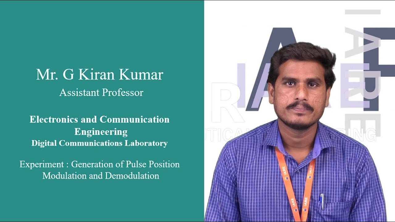 Generation of Pulse Position Modulation and Demodulation by Mr G Kiran ...