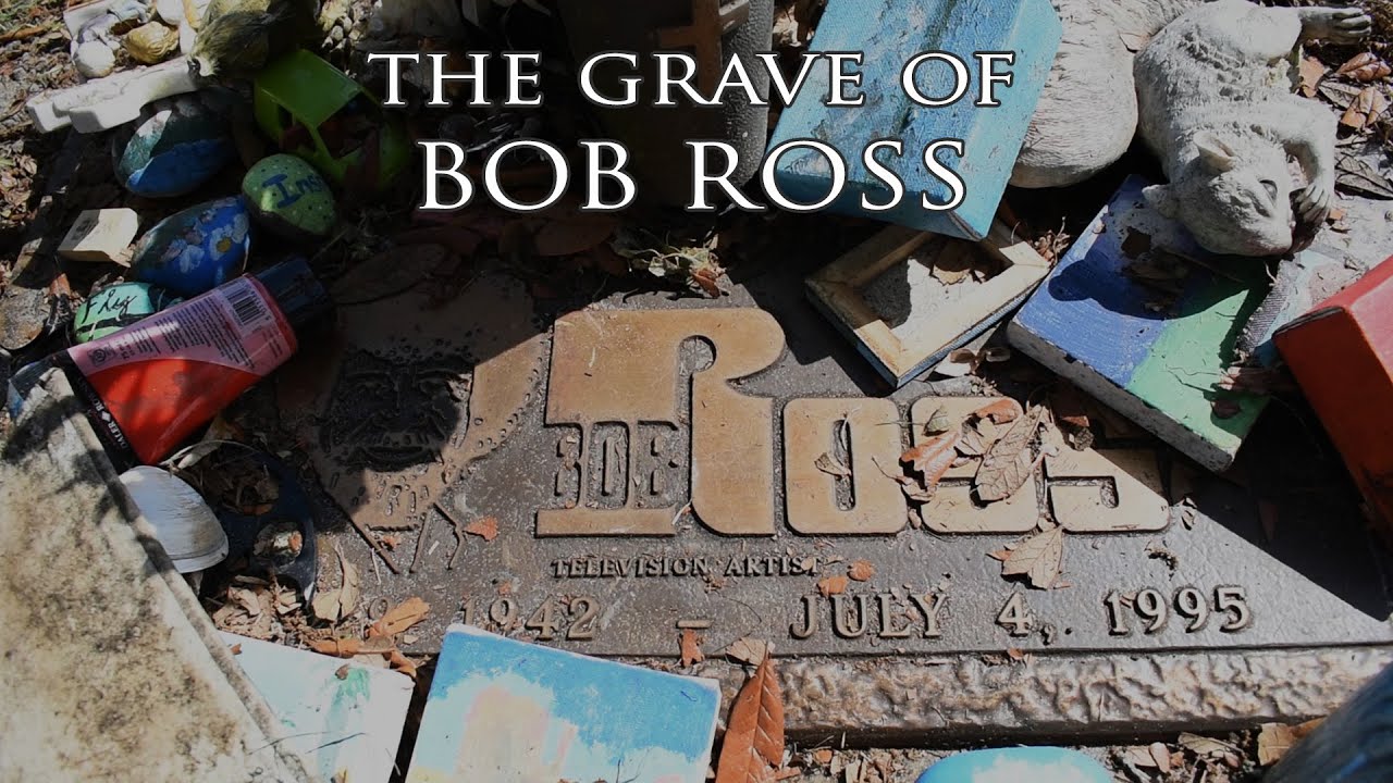 Visiting The Grave of Bob Ross - YouTube
