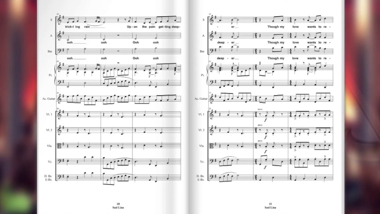 "Sad Lisa" from Cat Stevens arranged by Johan de Wit - YouTube