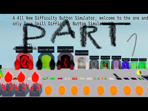 Roblox True Skill Difficulty Button Simulator (Zone 0) Classes -36 ...