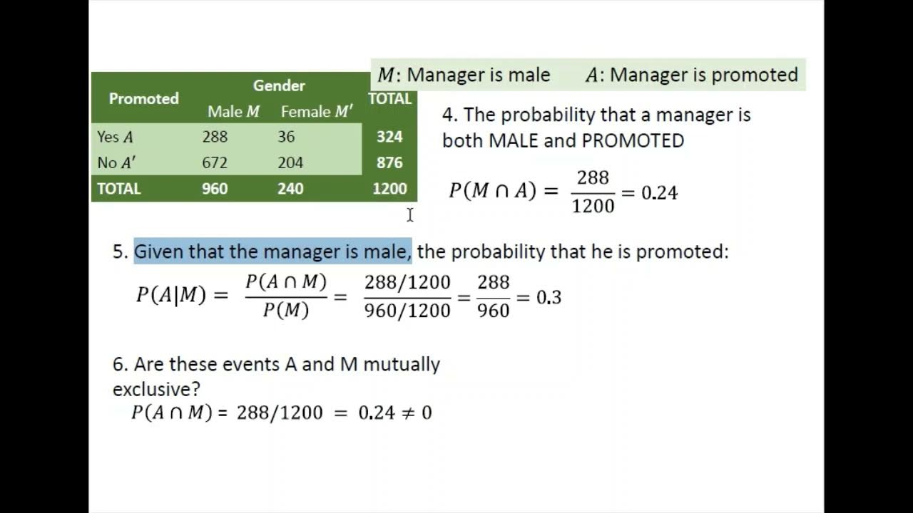 Section 2.4- Conditional Probability (part 2) - YouTube