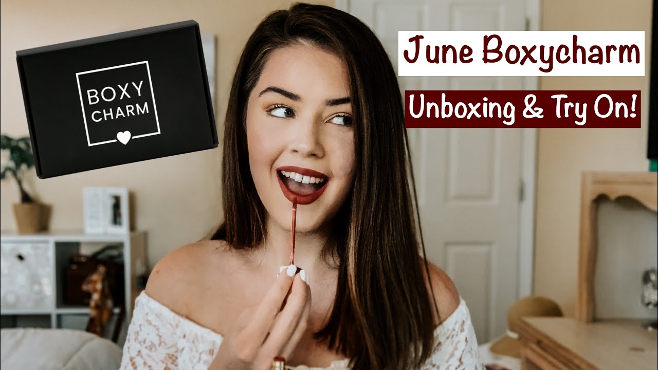 June Boxycharm Unboxing + Try on | 2020 - YouTube