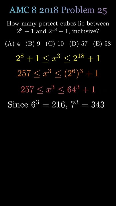 AMC 8 2018 Problem Solutions Walkthrough | 2025 Prep 10/12 | MathCounts, AIME Practice | Math ...