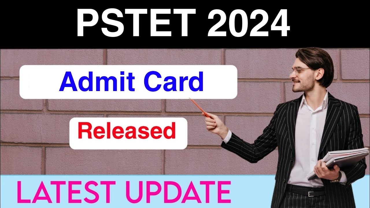 PSTET 2024 Admit Card Released | PSTET 2024 Admit Card Declared | MDE ...