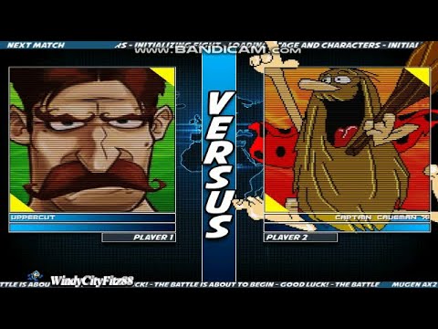 WCFITZ88 Mugen Battles | Uppercut vs Captain Caveman X - YouTube
