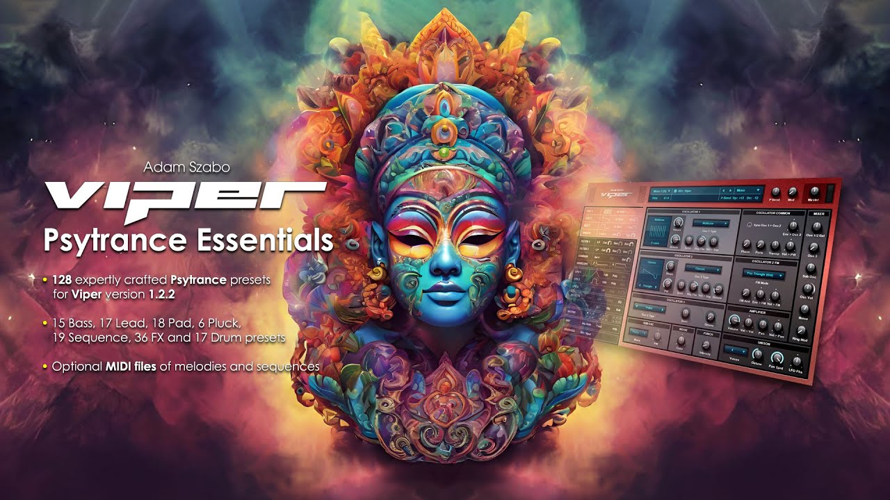 Adam Szabo Viper Psytrance Essentials - YouTube