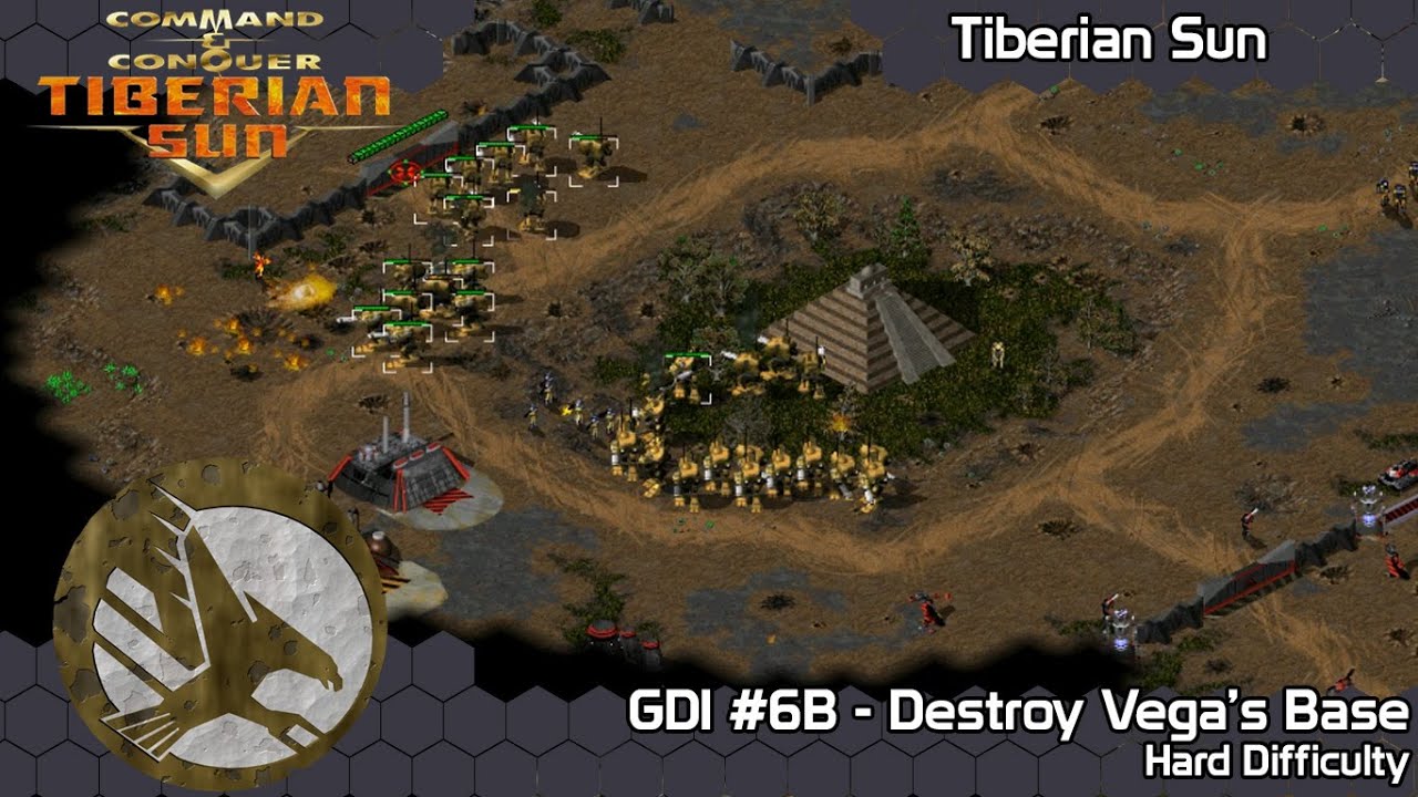 C&C Tiberian Sun - GDI #6B - Destroy Vega's Base on Hard Difficulty ...