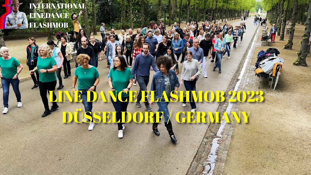 International Line Dance Flashmob 2023 in Düsseldorf / Germany - YouTube