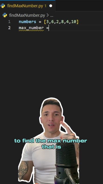 How To Find A Max Number In A List In Python Python Pythonprogramming Pythonprojects
