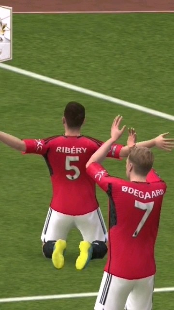 Great Finish Ribery Manchester united fc mobile - YouTube