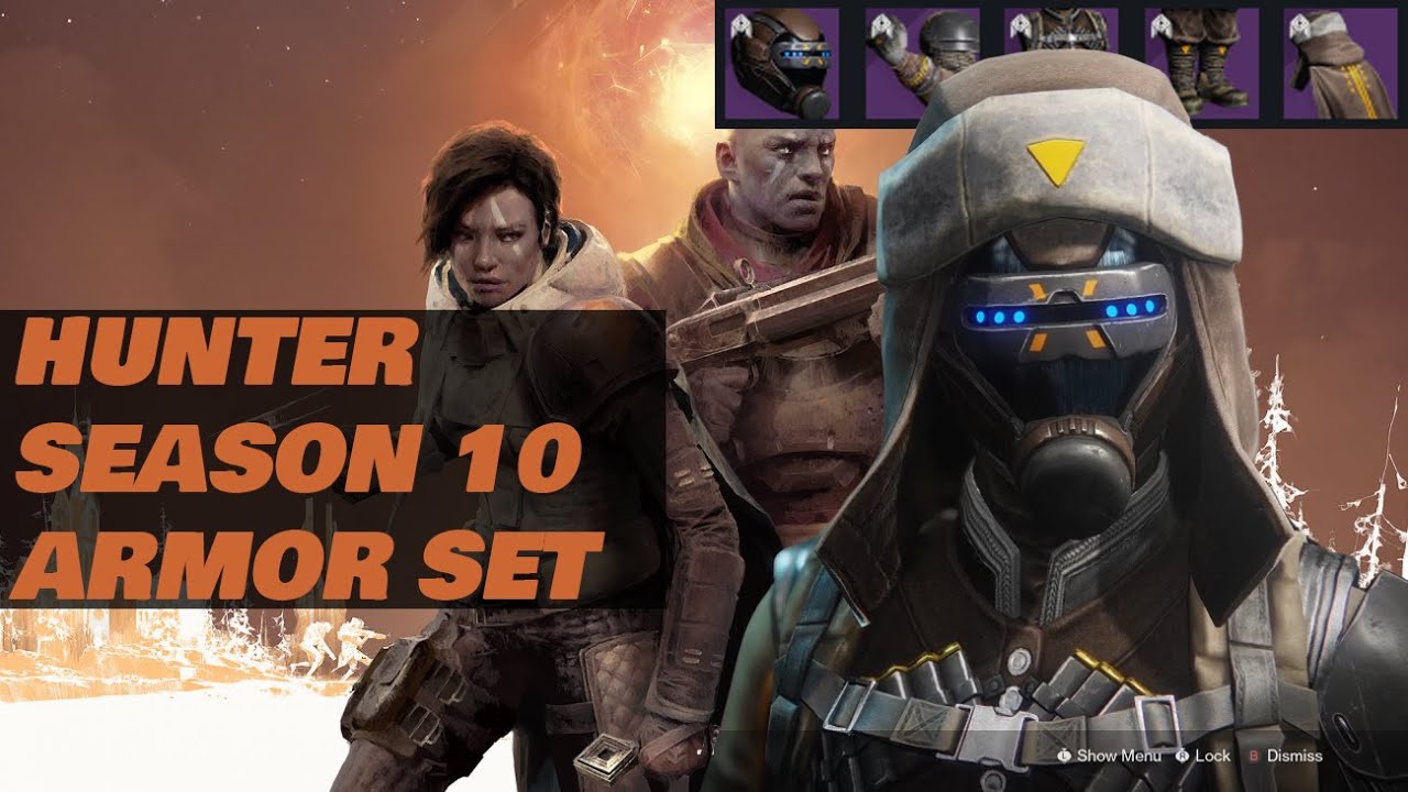 Complete Hunter Seventh Seraph Armor Set | Season 10 Armor Set ...