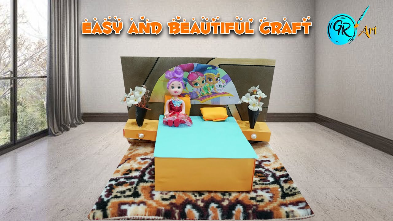 MINI BED / Paper Crafts For School / Paper Craft / Easy kids craft ...