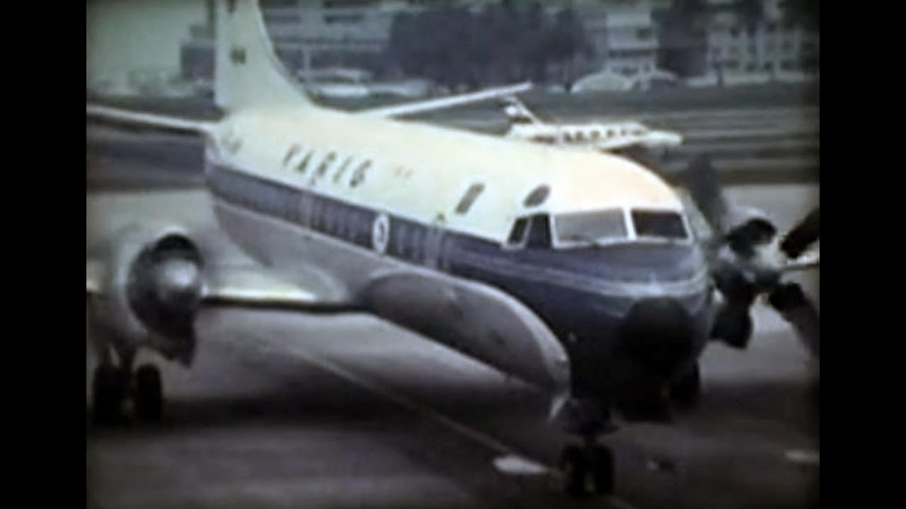 Varig Air Lines Lockheed L-188A Electra - 1987 - YouTube
