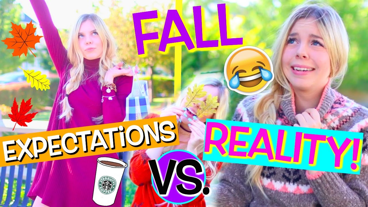 FALL Expectations VS. Reality! - YouTube