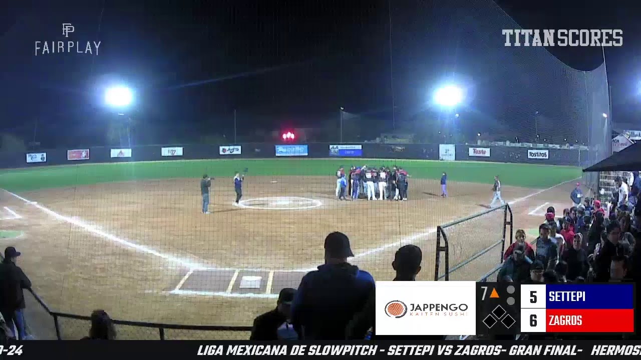 LIGA MEXICANA DE SLOWPITCH - SETTEPI vs ZAGROS - HERMOSILLO, FAIRPLAY ...