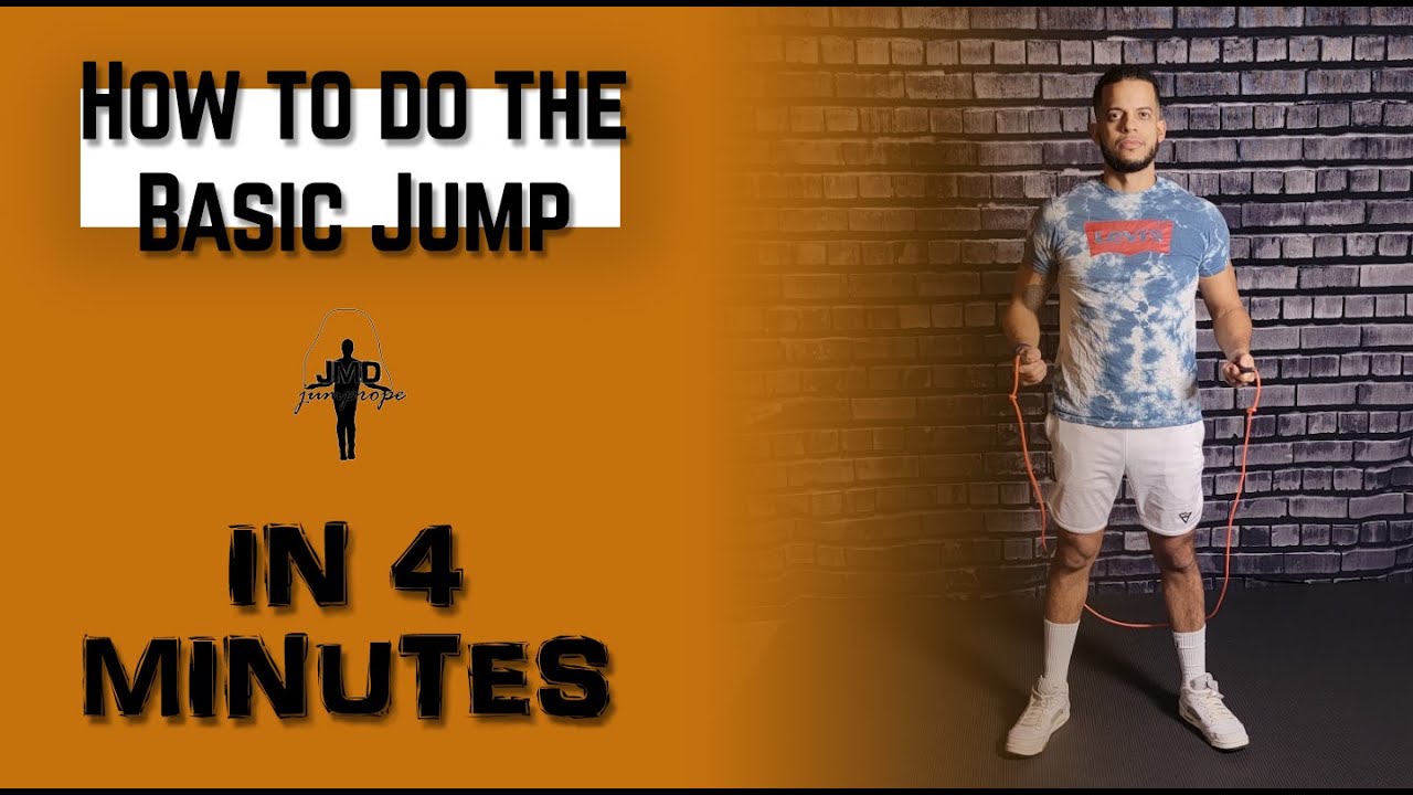 First Jump Rope move you should learn to get started! (Basic Jump ...