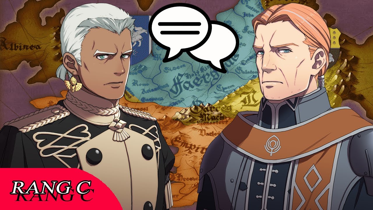 Fire Emblem Three Houses : Dedue et Gilbert Rang C [Dialogue de Soutien ...