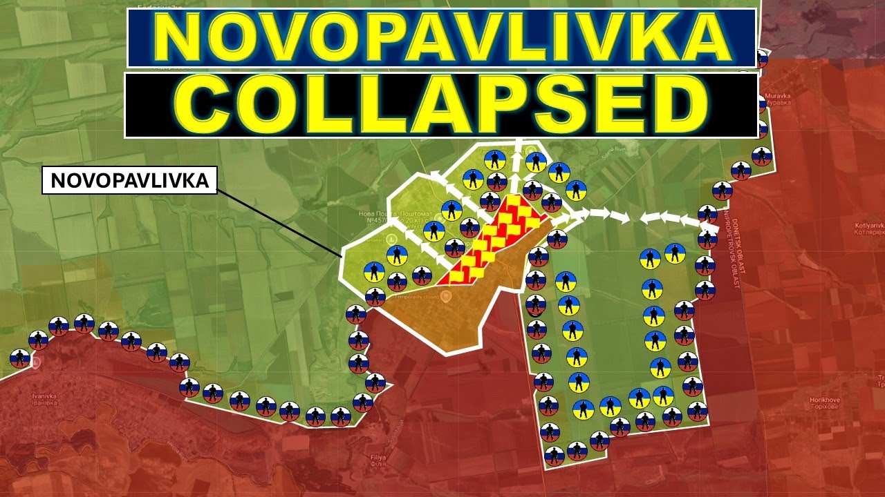 The Defenses Of Novopavlivka Collapsed Completely l Southern Myrnohrad ...