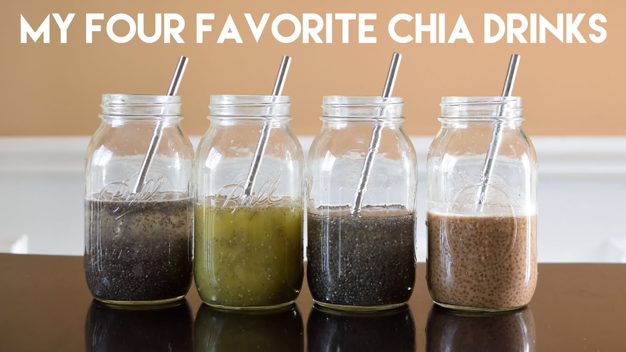My Four Favorite Chia Drinks - YouTube
