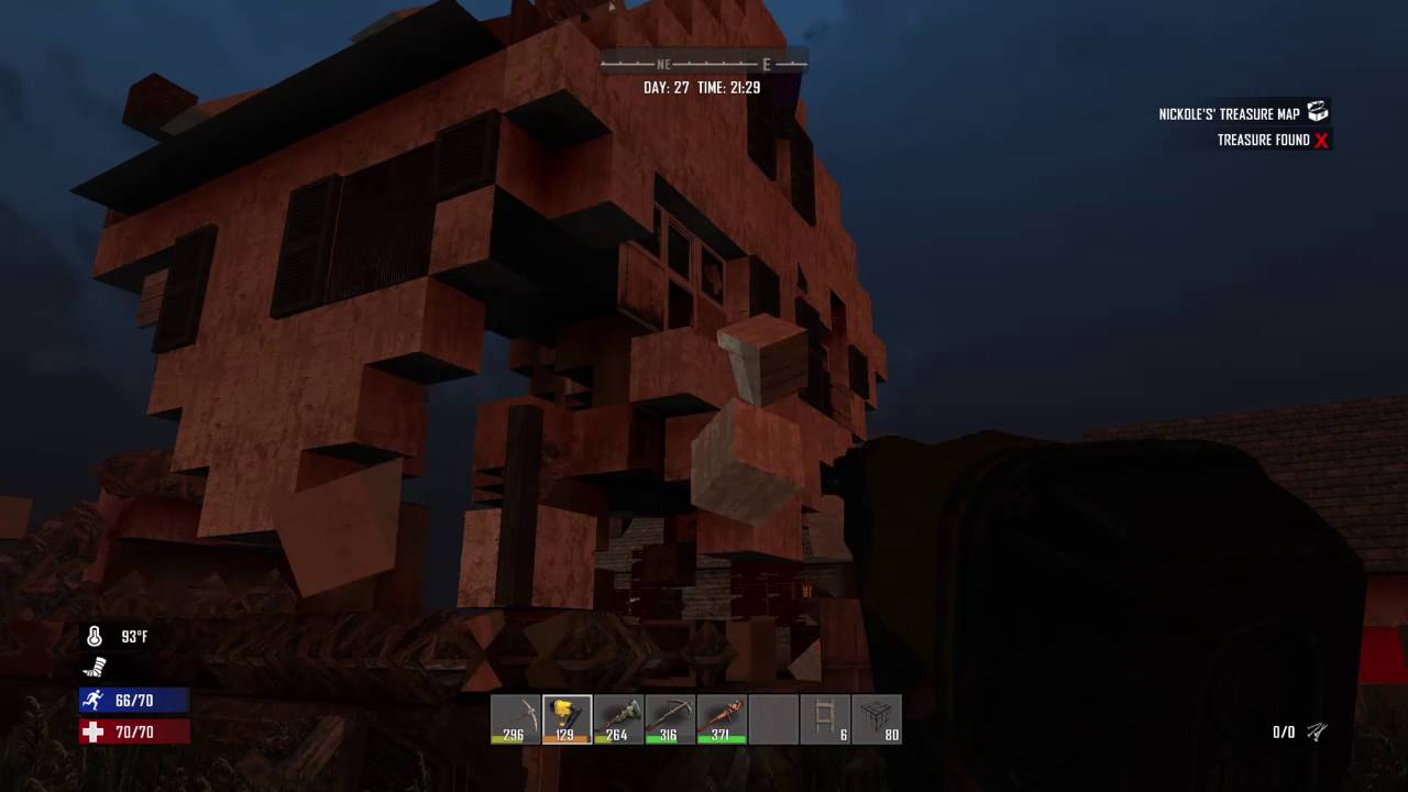 7 Days to Die House Demolition - YouTube