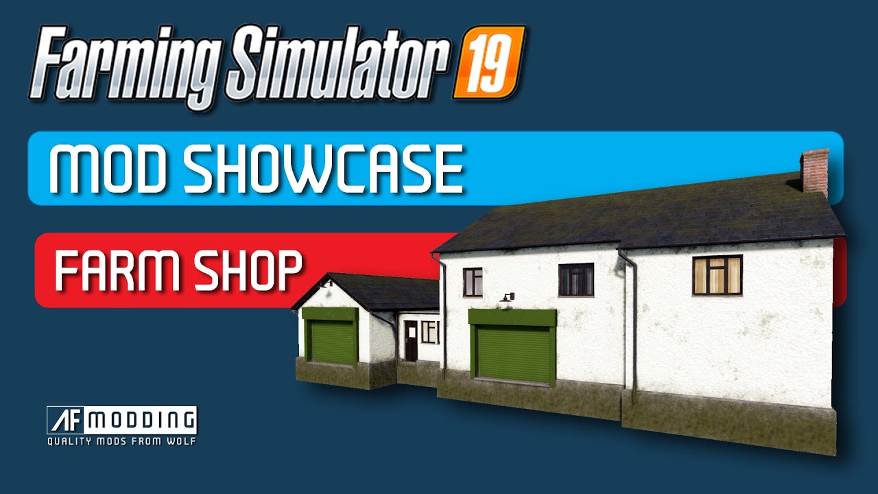 FS19 Mod Showcase Farm Shop - YouTube