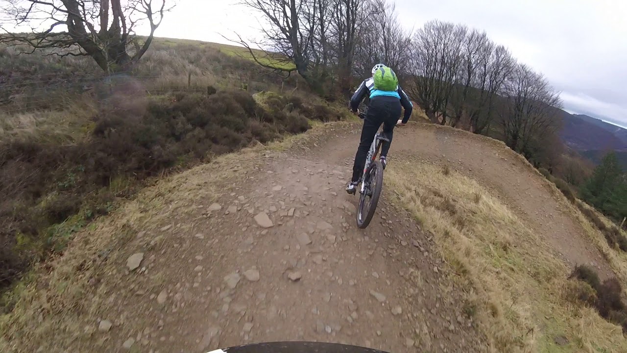 Cwmcarn MTB Airstream 2 DH run - YouTube