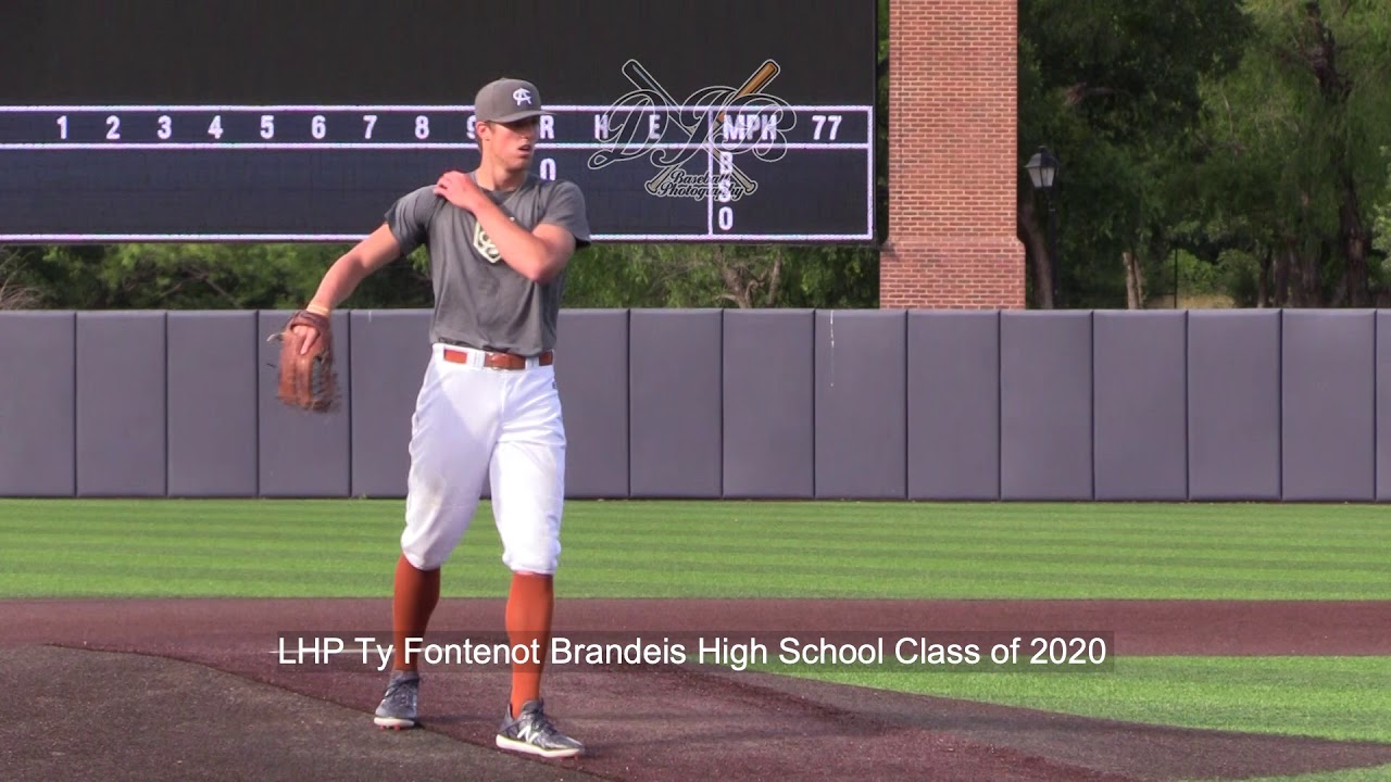 LHP Ty Fontenot Brandeis High School Class of 2020 - YouTube