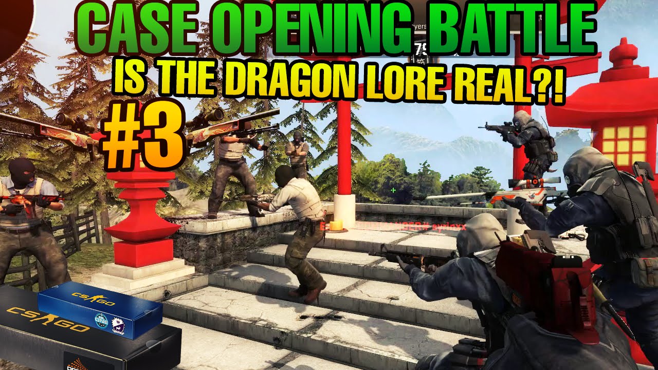CS:GO CASE OPENING BATTLE #3 - IS THE DRAGON LORE REAL?! - YouTube