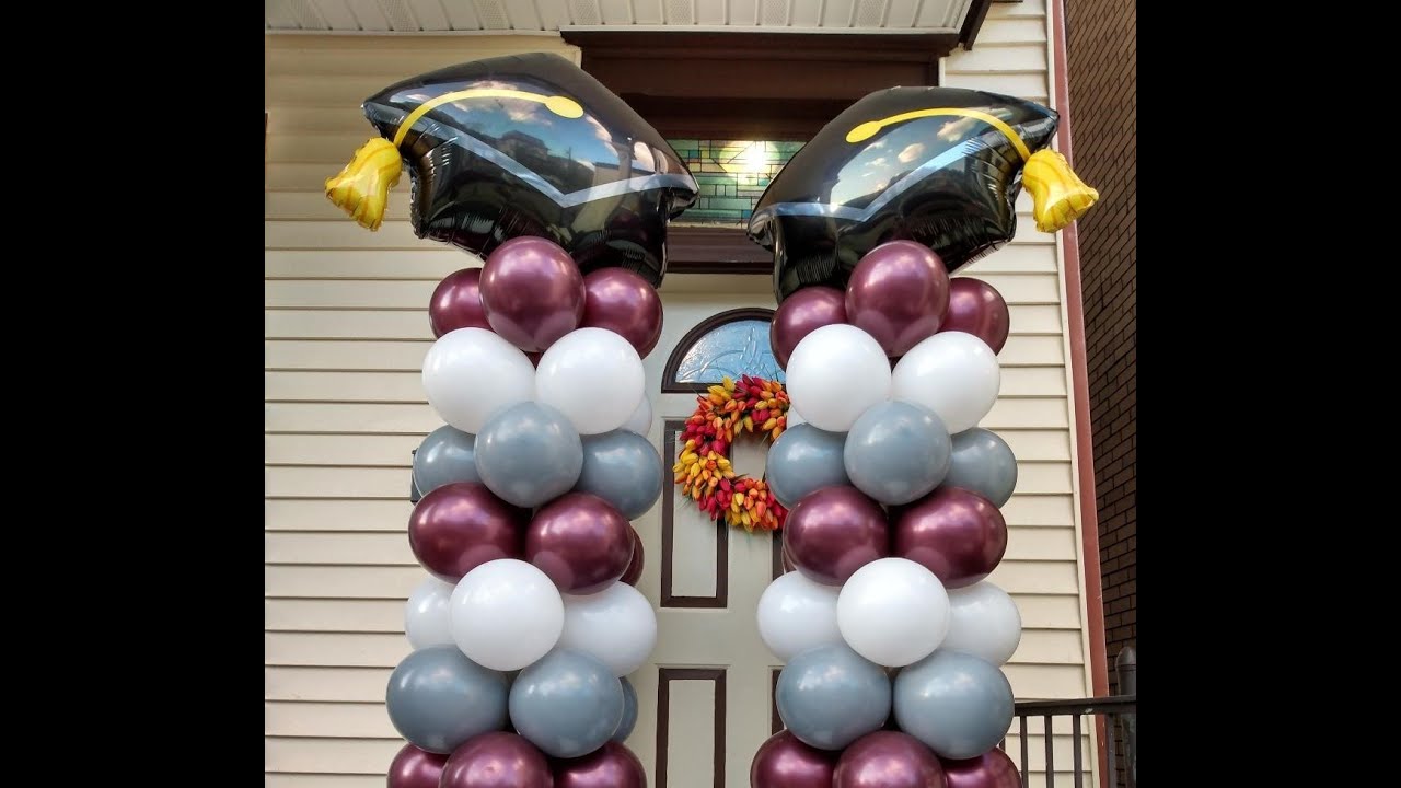 Party #273, Teen High School Graduation Party Balloon Columns ...