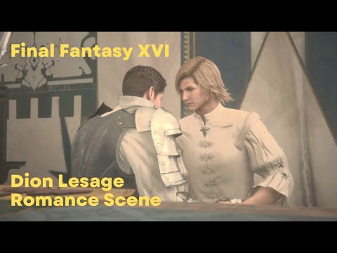 FFXVI Cutscene: Dion Lesage Romance Scene (Final Fantasy 16 PS5 ...