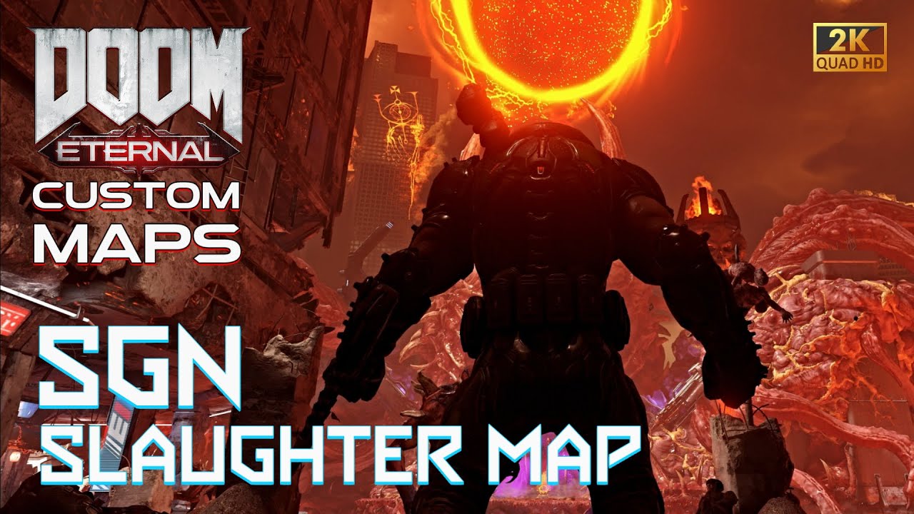 DOOM Eternal Custom Maps - Super Gore Nest | Slaughter Map - YouTube