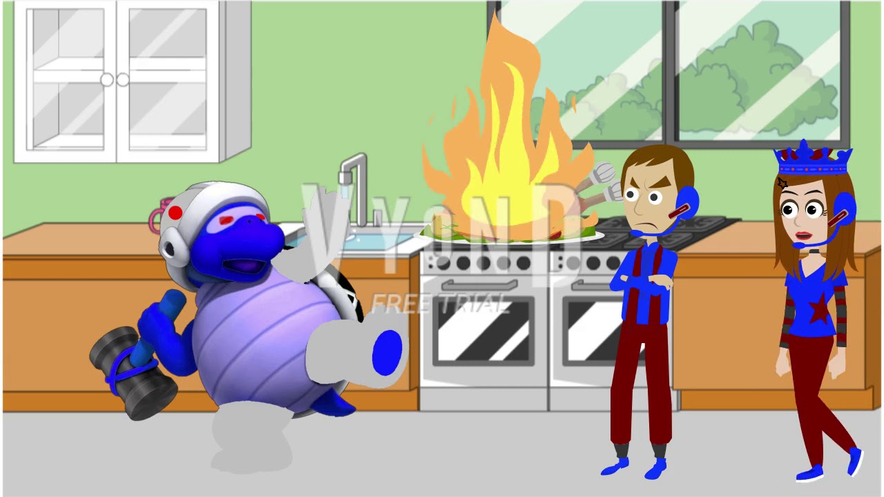 Dark Robot Bro Gets Grounded On Thanksgiving - YouTube