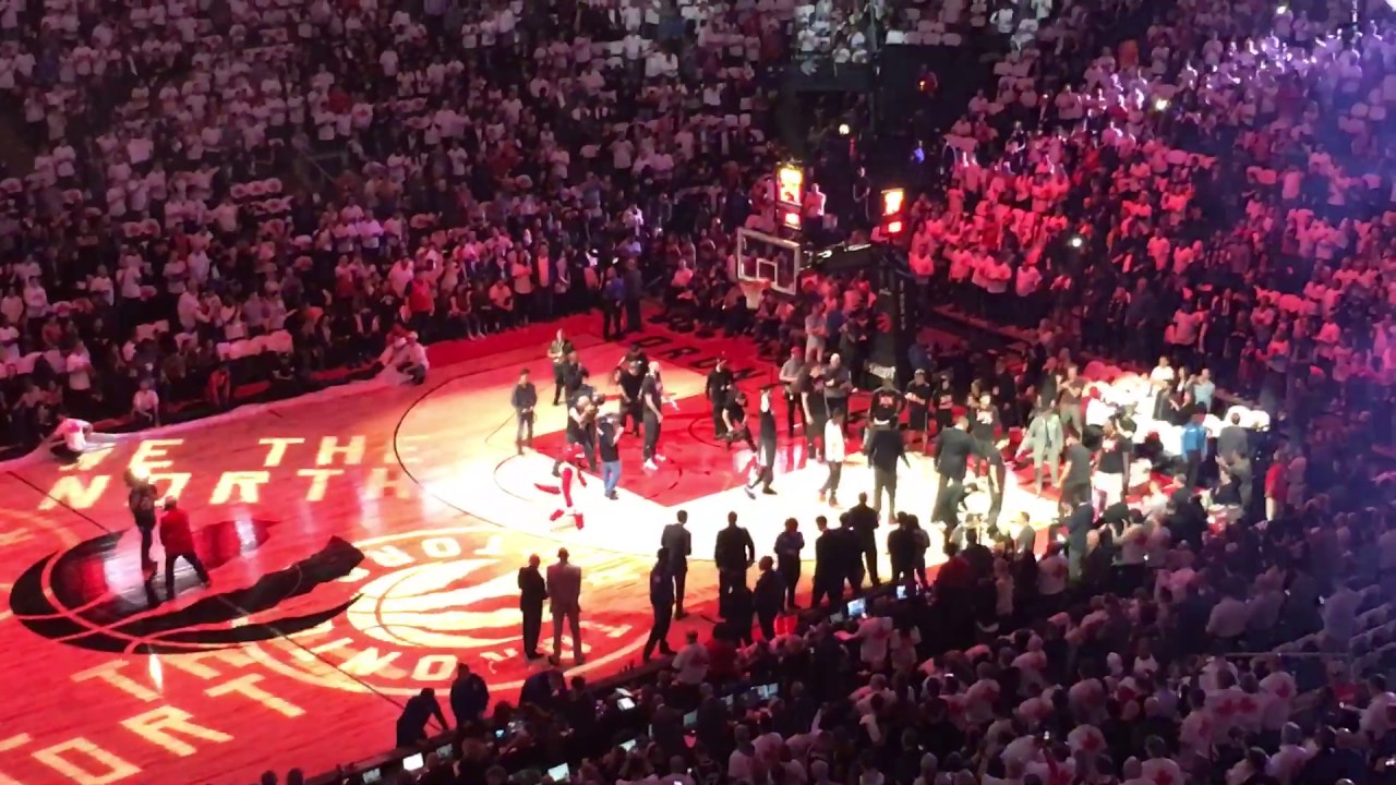 Raptors starting 5( Playoffs game 3) 2017 - YouTube