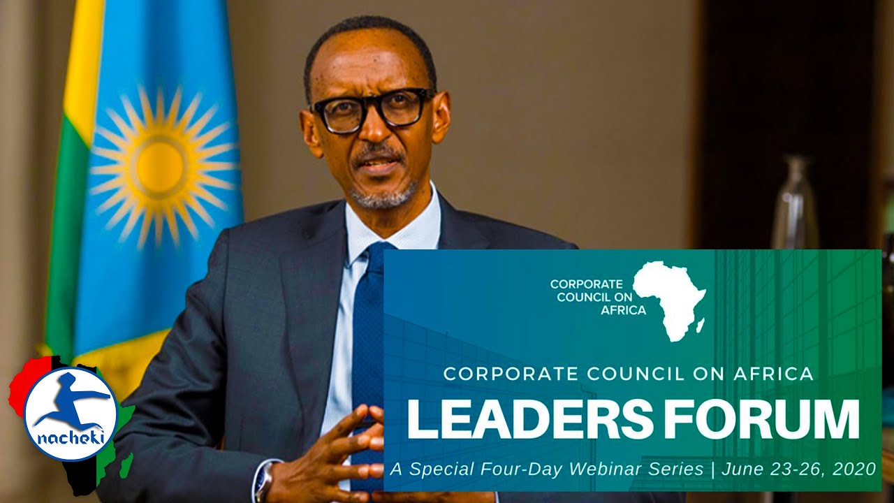 Rwanda's President Very Important Remarks at the Corporate Council on ...
