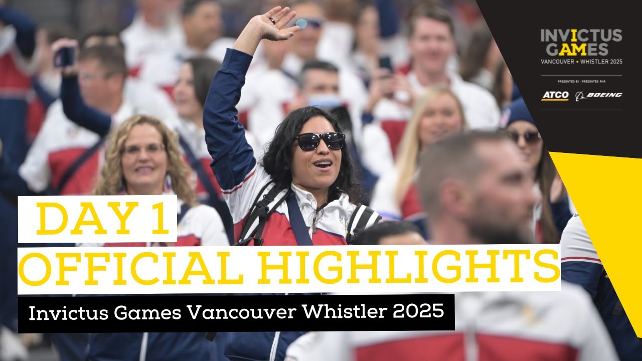 Day 1 | Daily Highlights | Invictus Games Vancouver Whistler 2025 - YouTube