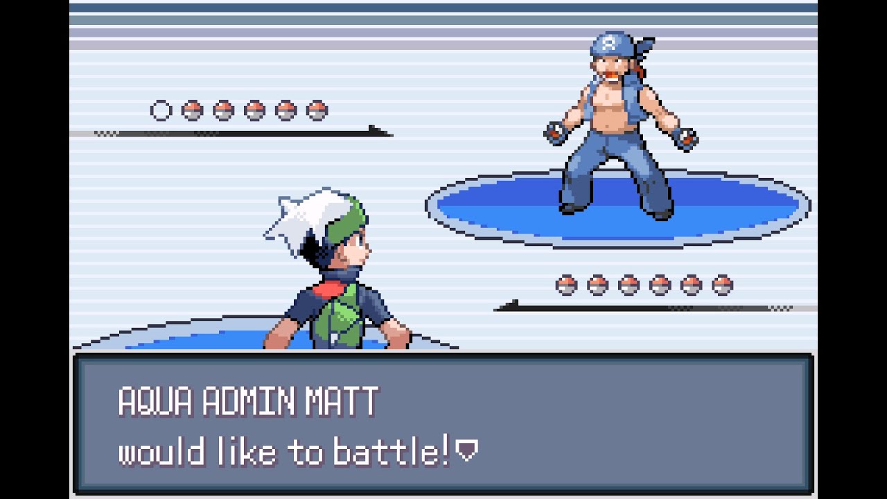 Pokemon Parallel Emerald • Aqua Admin Matt - Aqua Hideout - YouTube