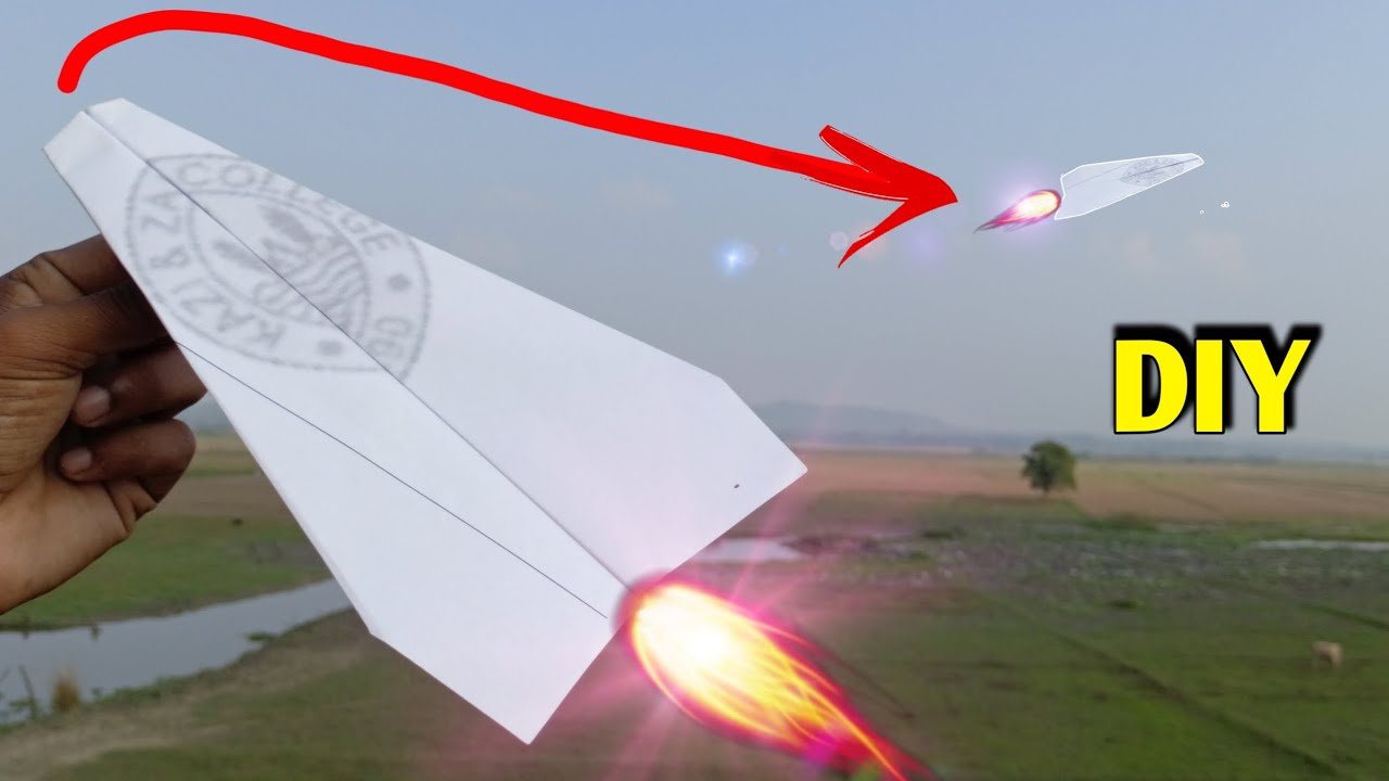 Amazing Rocket Plane 🤩 | How To Make Paper Rocket | How To Make Paper ...