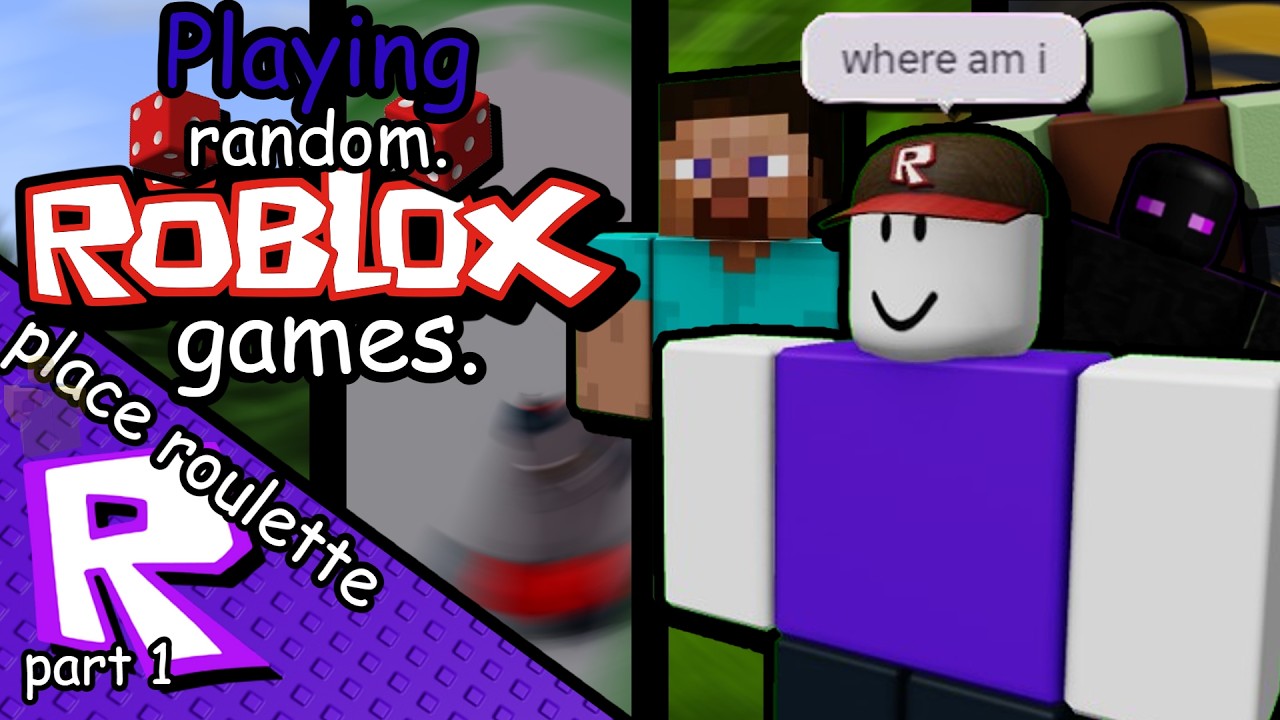 Playing Completely Random Roblox Games - YouTube