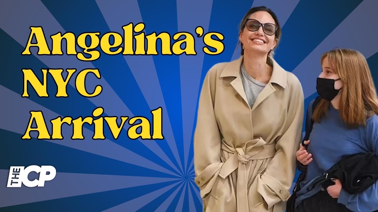 Angelina Jolie And Daughter Viviennes Joyful Moment At Jfk Airport