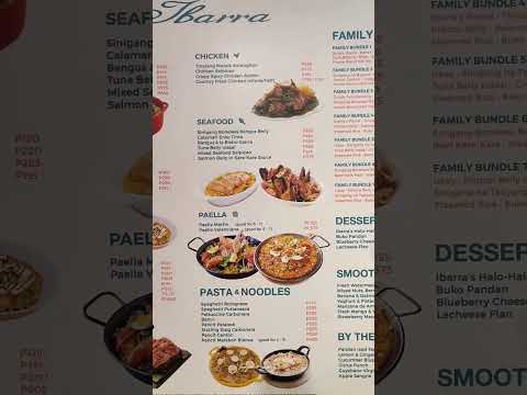 #menu and #prices #ibarrabistro #shortvideo #shorts #short #youtubeshorts #youtube #fypシ #fypシ゚viral