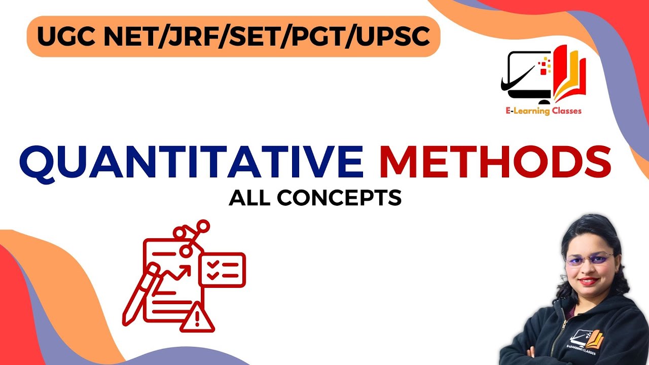 Quantitative Methods (ENG/HIIN) | UGC NET/JRF/PGT/SET/UPSC | Survey ...