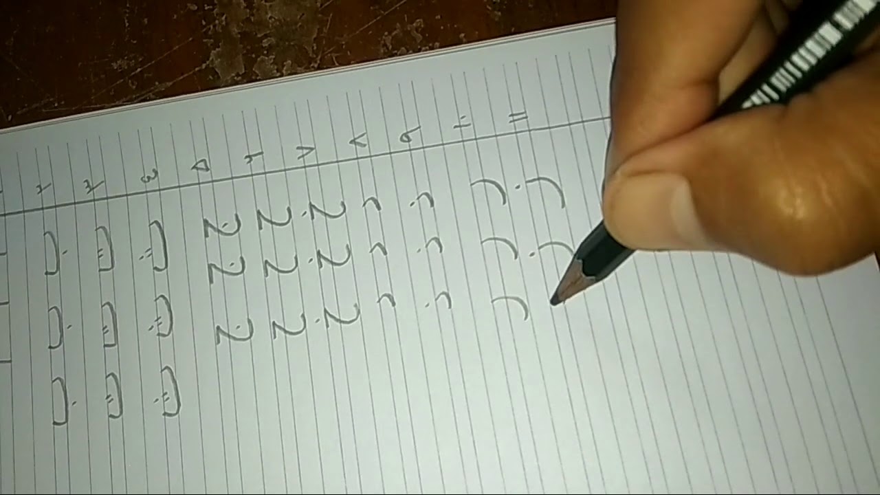 Tutorial menulis huruf hijaiyah di buku halus Dal - Syin - YouTube